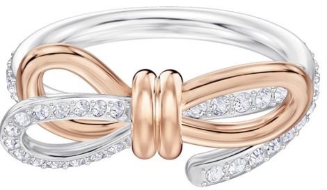 Swarovski bow ring store
